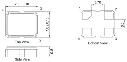 Quartz Crystal Oscillator | YSO110TR | YXC